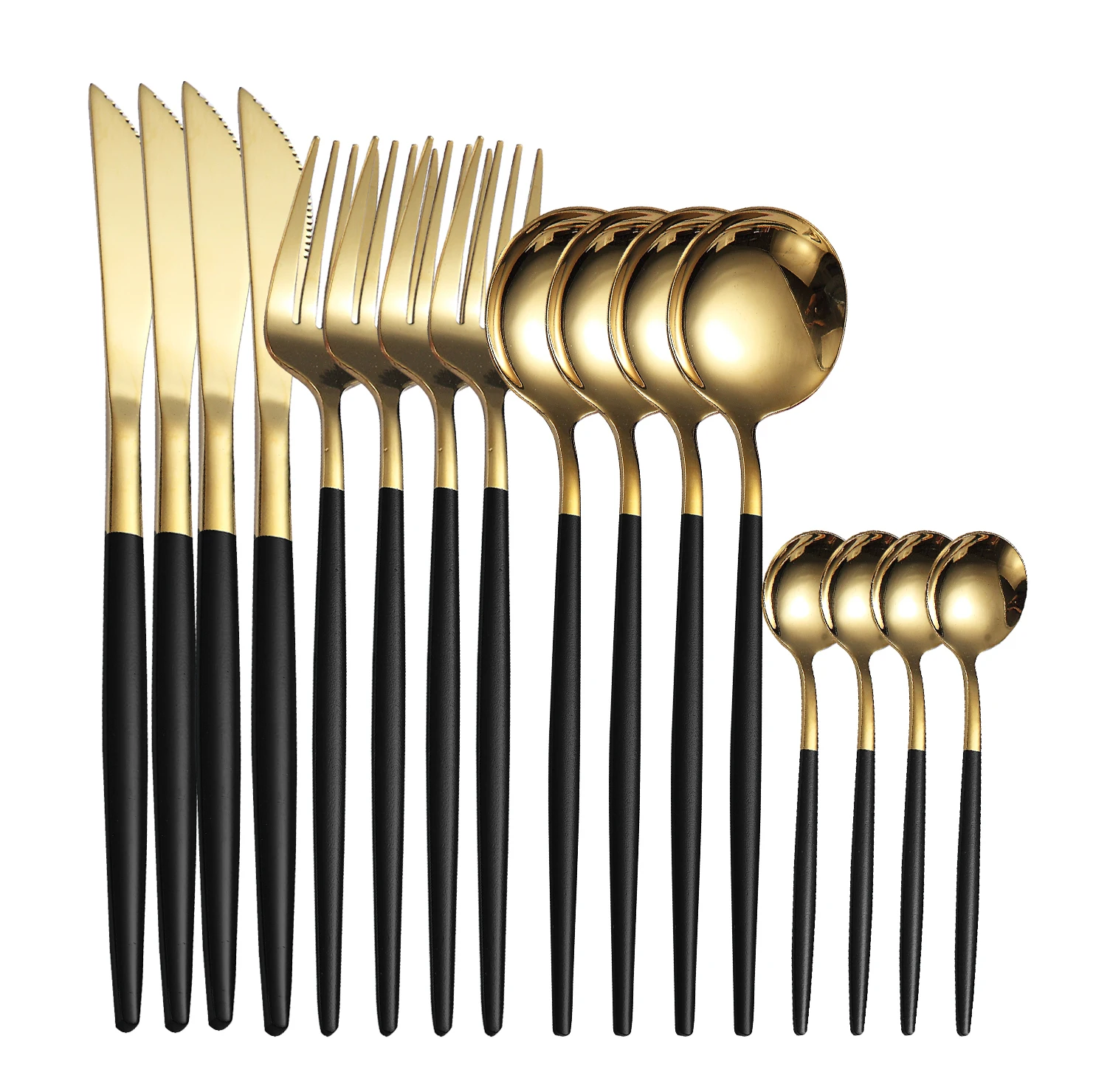 16-Piece Gold Silverware Set - Culturizm